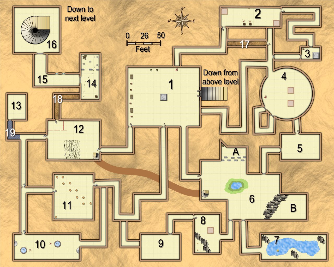 Browse Maps - Temple Of The Unholy Dungeon Level 06 - ProFantasy ...